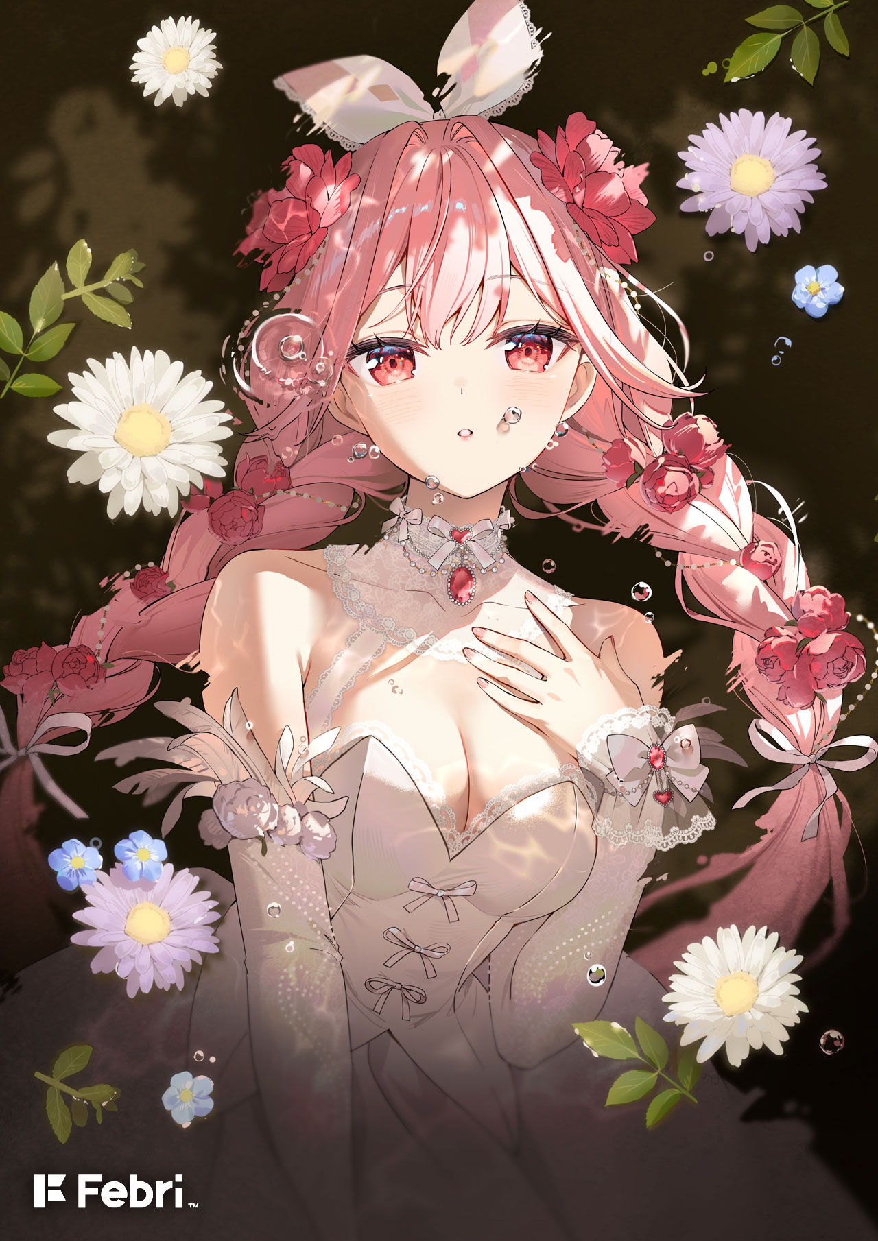 rosuuri atelier live rosuuri (vtuber) animal ears bunny ears dress no bra see through | #1227276 ...